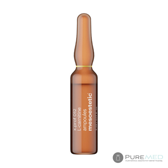 Mesoestetic X.PROF 012 L-carnitine L-karnityna 1x5ml - profesjonalny ...